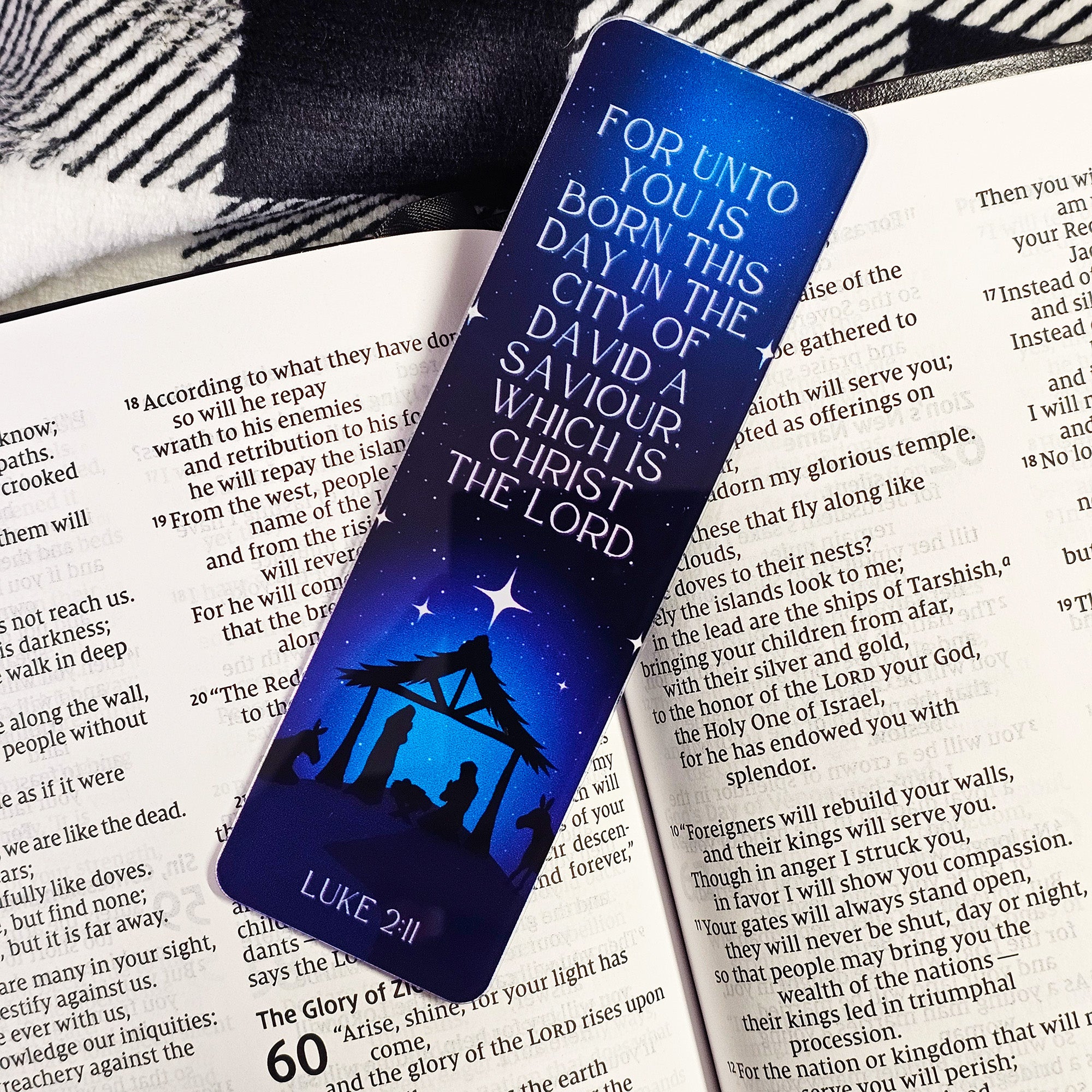 Nativity Bookmark – Savage Laser Works